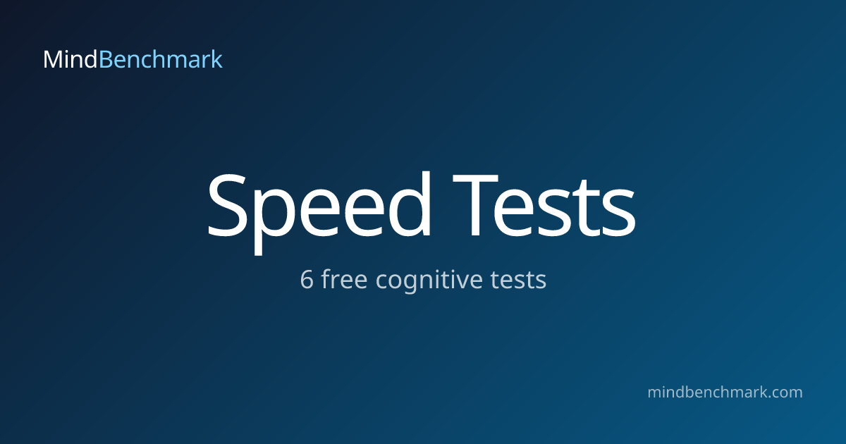 Speed Tests – Benchmark Your Reflexes | MindBenchmark